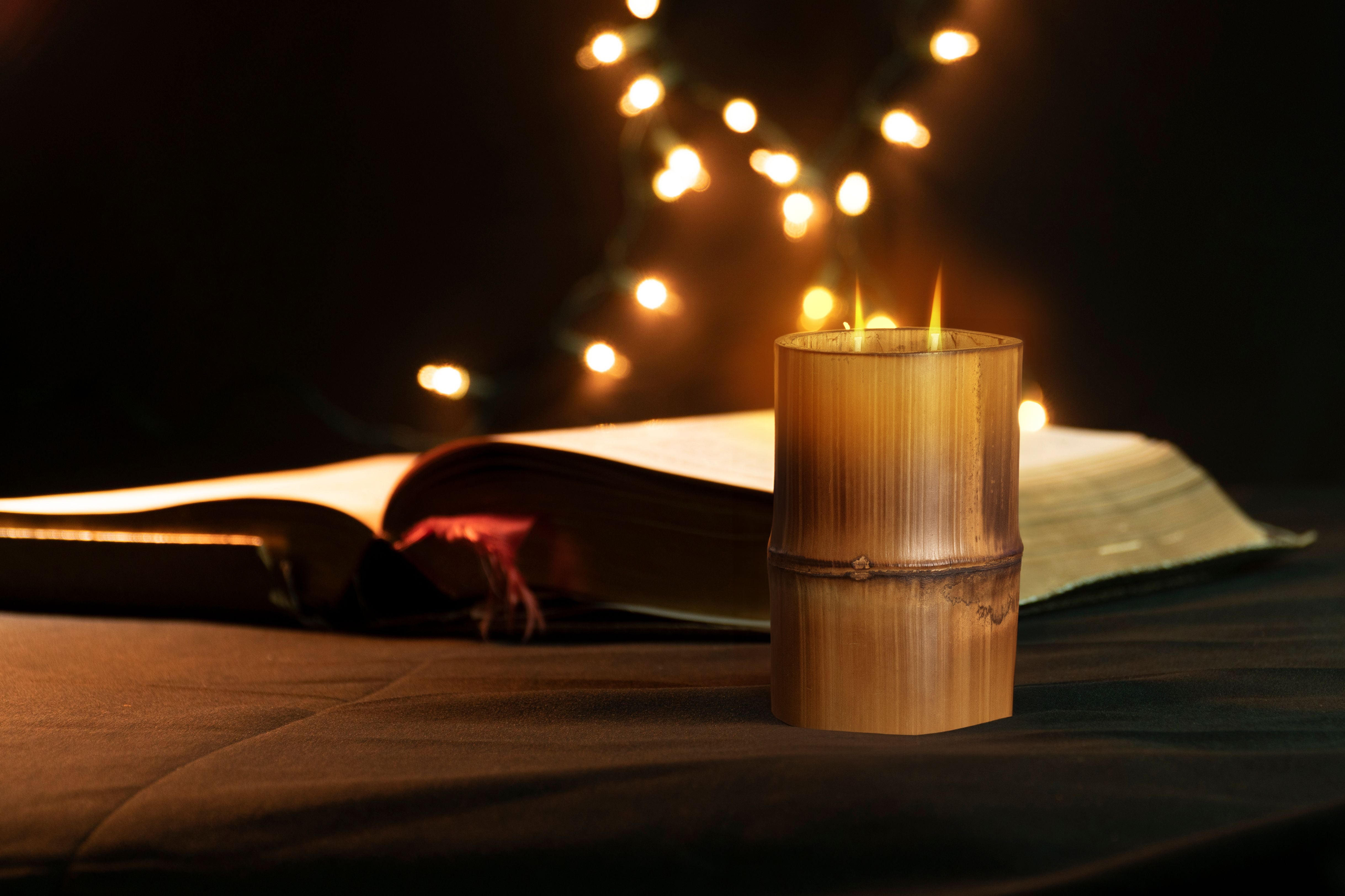 Bamboo Candles **Unscented** – blackwoodbamboo